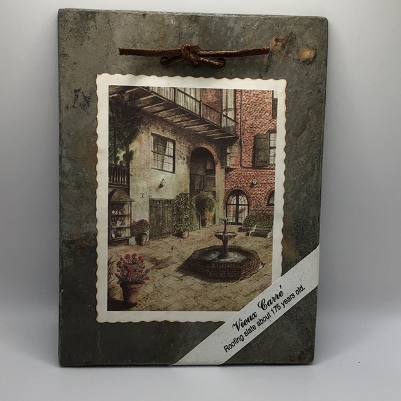 Accents | Roofing Slate With Courtyard Scene | Poshmark